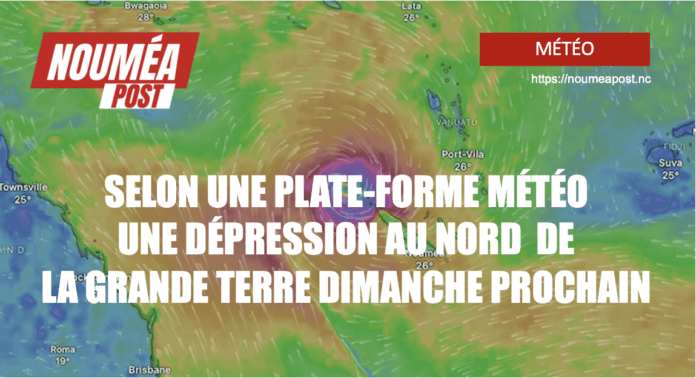 SELON UNE PLATE-FORME MÉTÉO, UNE DÉPRESSION PROCHE DU NORD DE LA ...