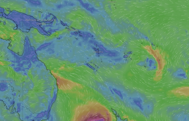 Météo : instabilité orageuse et alizé soutenu sur la Nouvelle-Calédonie ...