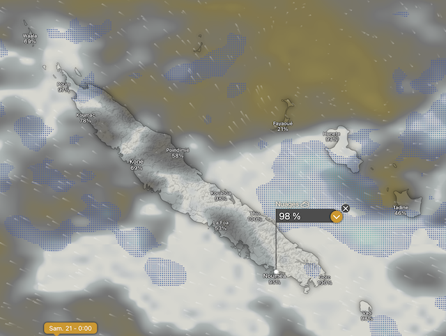 MÉTÉO : TEMPS INSTABLE ET FORT VENT DE SUD-EST - NoumeaPost